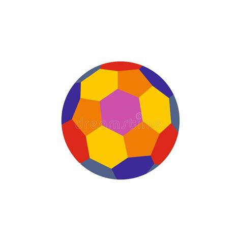 Colorful Ball Icon Icon Cartoon Stock Vector Illustration Of Leisure Cartoon 88304358