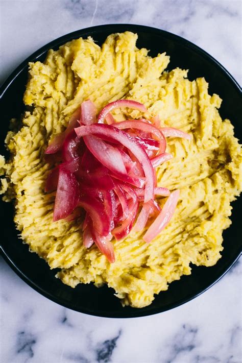 Mangú Dominican Mashed Plantains The Domestic Man Mashed