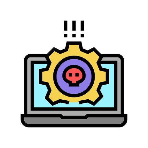 Antivirus Software Color Icon Vector Illustration 10346559 Vector Art