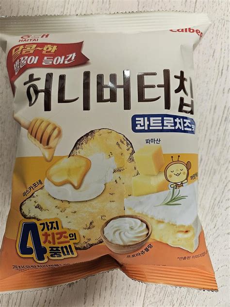달콤한 한입 허니버터칩 콰트로치즈맛