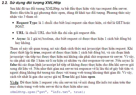 Hướng Dẫn Lập Trình Ajax Cơ Bản Tài Liệu Liên Kết