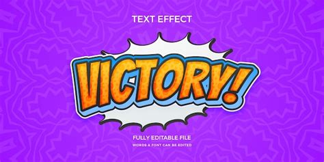 Gradient Comic Text Effekt Kostenlose Vektor