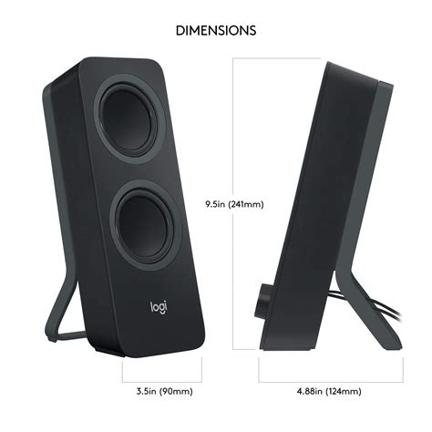 Logitech Z Multi Device Stereo Speaker Black Buy Online In Hong Kong At Desertcart