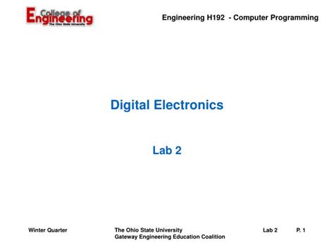 PPT Digital Electronics PowerPoint Presentation Free Download ID