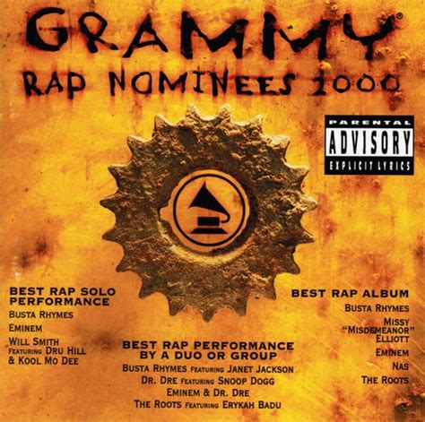 Grammy Nominees 2000 Rap Various Artists Musique Bol