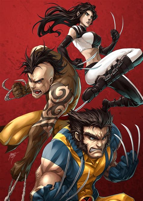 Logan Daken And Laura Wolverine Marvel Marvel Wolverine