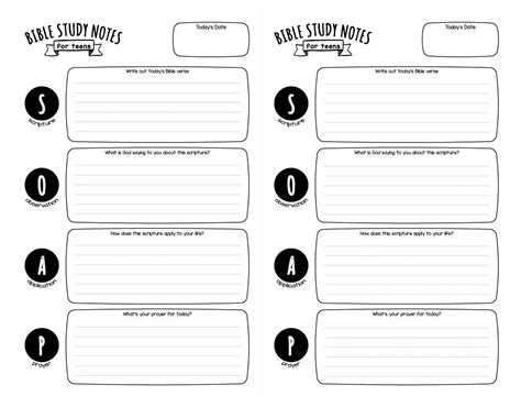 Printable Bible Study Notes Printable Jd