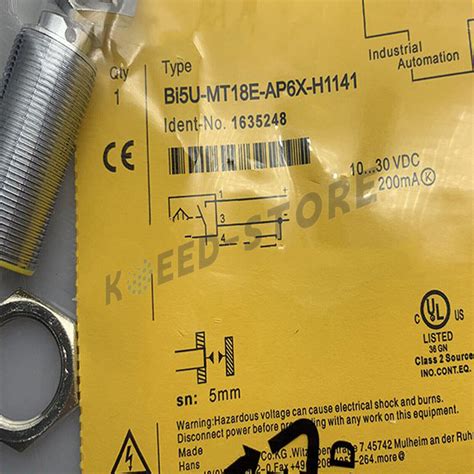 1pcs New Turck Bi5u Mt18e Ap6x H1141 Proximity Switch Ebay