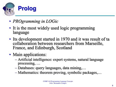 Ppt Lecture 26 Introduction To Logic Programming With Prolog Powerpoint Presentation Id663870