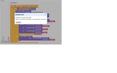 Argument Must Be Valid Json Discuss Kodular Community