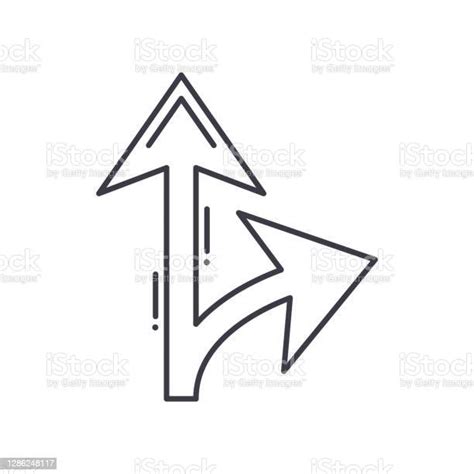 트래픽 표지판 개념 아이콘 선형 격리 된 그림 얇은 줄 벡터 웹 디자인 기호 흰색 배경에 편집 가능한 스트로크와 개요 개념 기호