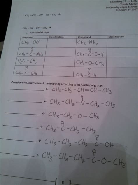 Solved Classify Each Of The Following According To Its