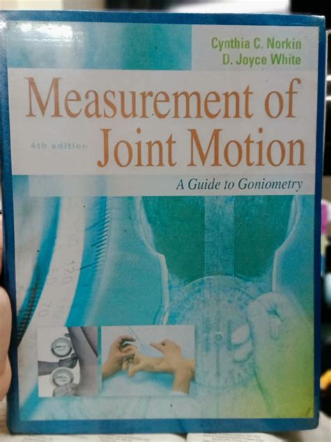 Norkin Measurement Of Joint Motion Th Edition Hobbies Toys Books Magazines Textbooks On