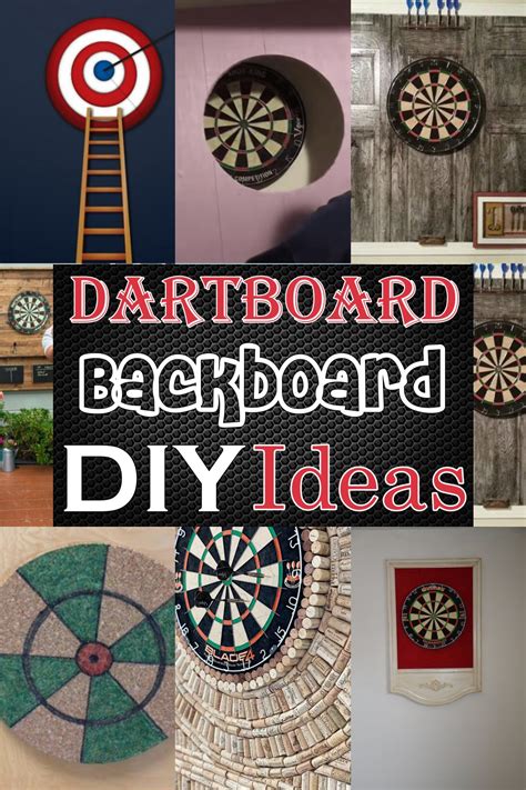 DIY Dartboard Backboard Ideas DIYnCrafty