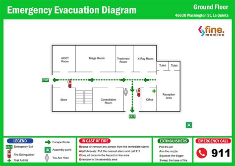 Designing Fire Emergency Evacuation Exit Plans Maps And Diagrams Fire Evacuation Plan Medium