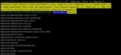 Im Trying To Install The Module Via Composer But The Package Is Not