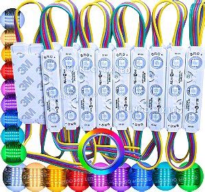 MÓDULO LED RGB Modulo De LED Para Comunicação Visual Luminosos Letras Caixas