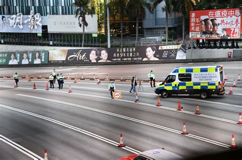七一｜警主要幹道設路障截查車輛 0915 20210701 港聞 即時新聞 明報新聞網