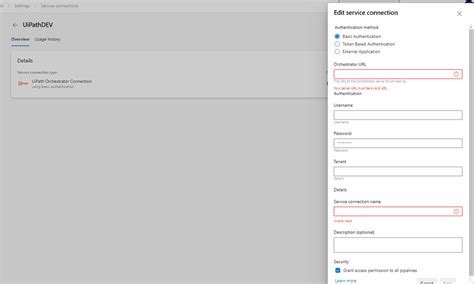 connecting on prem orchestrator to azure pipelines devops using azure ad as authentication