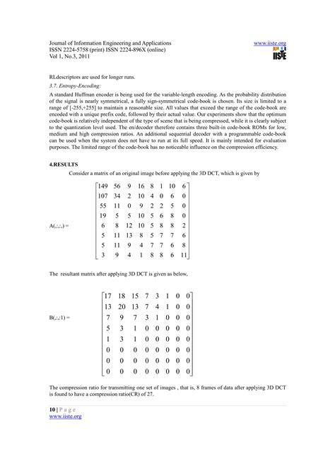 3 d discrete cosine transform for image compression pdf