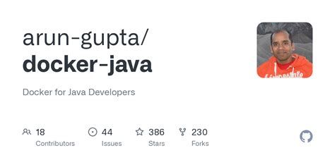Github Arun Guptadocker Java Docker For Java Developers
