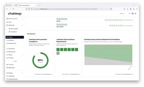 projects and versions chainloop documentation