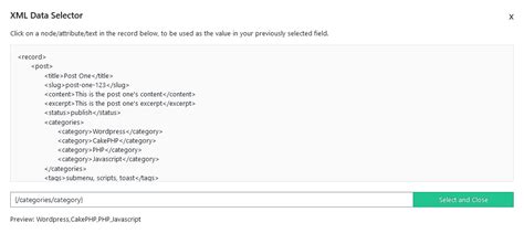 Template Fields Import WP