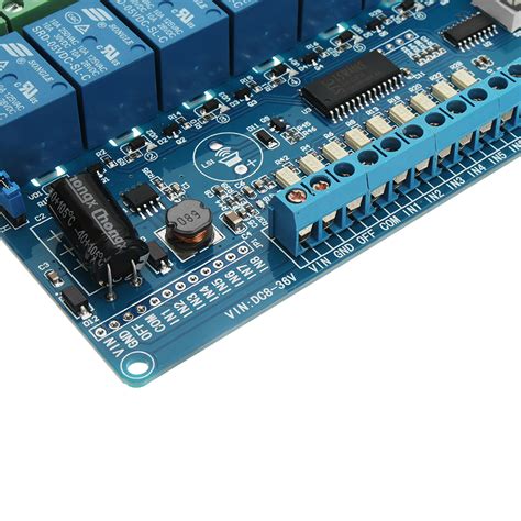 DC V To V Industrial Grade Channel Multi Function Relay Module Wide Voltage Supply Module