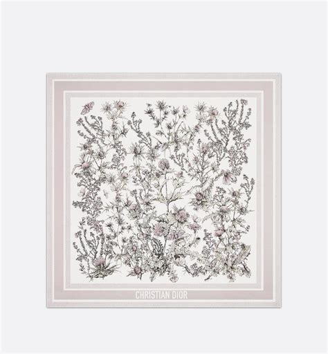 디올 미차 스카프 실크 스카프 공식 온라인 스토어 Dior