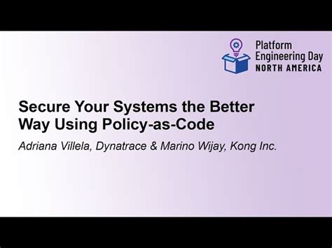 Free Video Secure Your Systems Using Policy As Code From Cncf [cloud Native Computing