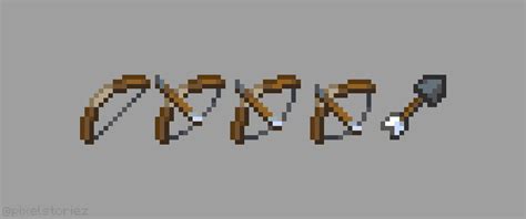 Minecraft Papercraft Bow And Arrow Minecraft Papercraft Bow And Arrow
