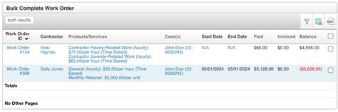 Contractor Module Legalserver Help