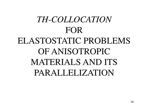 Ppt A General Effective Procedure For Combining Collocation And
