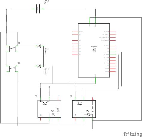 Power Arduino Two Buttons Powering And Digital Inputs In The Same Time Electrical