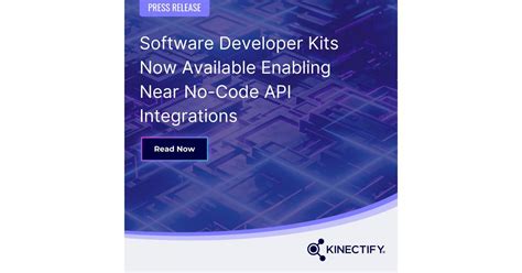 Software Developer Kits Now Available Enabling Near No Code Api Integrations