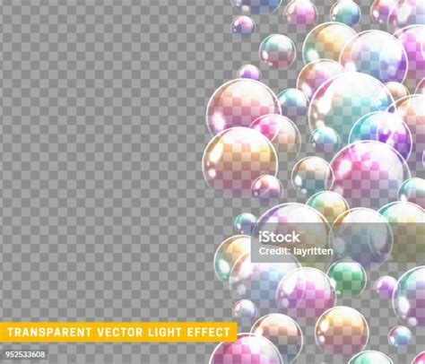 거품 절연 투명 배경 벡터 일러스트 레이 션을 현실적인 세트 비누 3차원 형태에 대한 스톡 벡터 아트 및 기타 이미지 3차원 형태 개념 개체 그룹 Istock