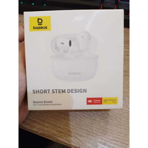 Jual Baseus Bowie E11 Putih Tws True Wireless Bluetooth Earbuds