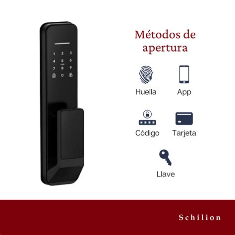 Cerradura Para Cocheras Y Rejas Con Huella Digital Y Código