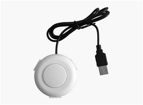 3 Port Usb Smart Button With Web Key Hub Usb Cable Hd Png Download