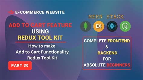 Add To Cart Functionality Frontend Redux Tool Kit Mern Project