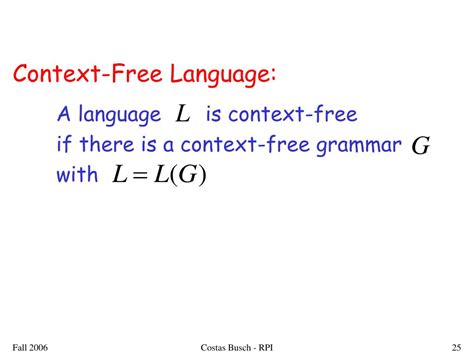 PPT Context Free Languages PowerPoint Presentation Free Download ID 751568