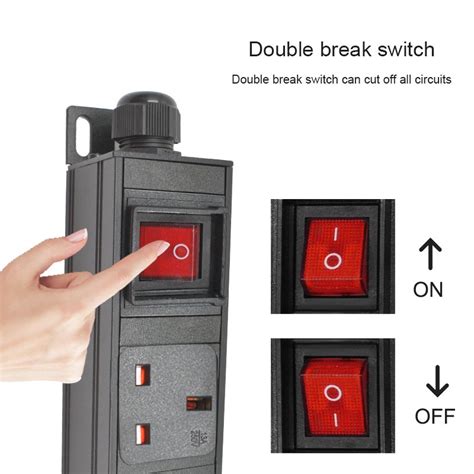 PDU Power Distribution Unit Ways Output Britain Socket UK Pin Type For Rackmount Server