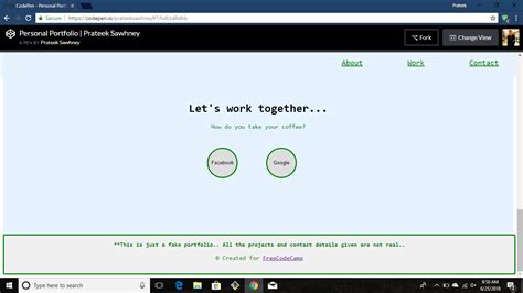 Github Prateeksawhney97personal Portfolio Freecodecamp Responsive