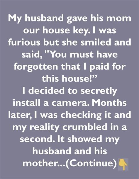 I Installed A Secret Camera After My