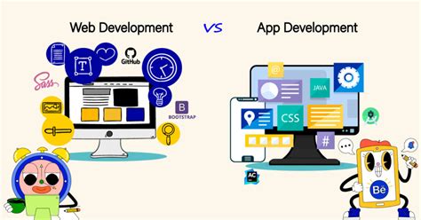 web development vs app development learn the differences