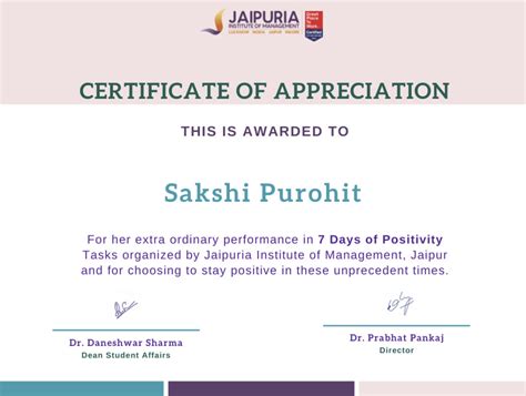 Sakshi Purohit On Linkedin I Believe One Of My Strengths Is My Ability To Keep Negative
