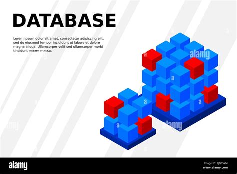 isometric digital technology web banner big data machine learning