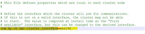 [application failover] error java lang exception property assignment of bind interface