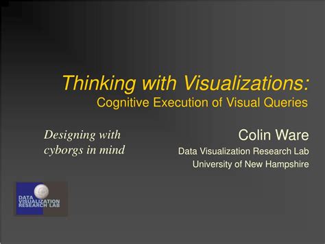 Ppt Thinking With Visualizations Cognitive Execution Of Visual