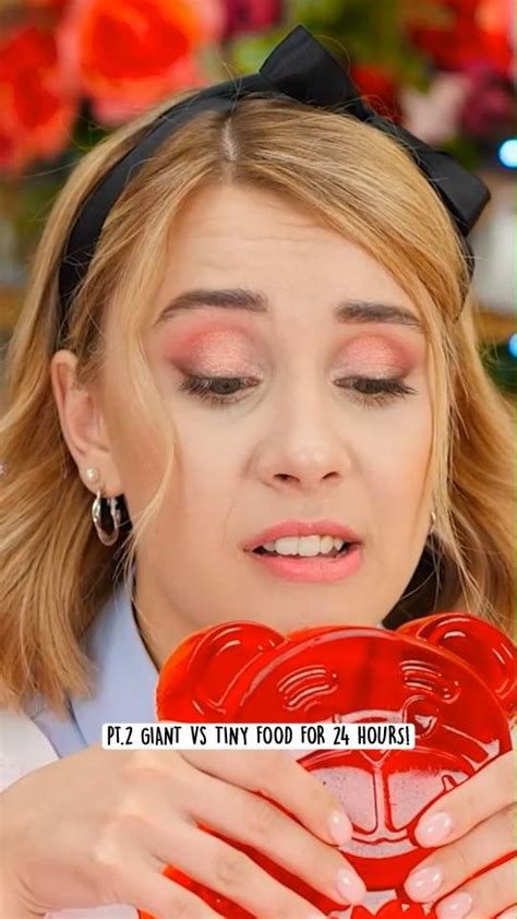 Pt 2 Giant Vs Tiny Food For 24 Hours